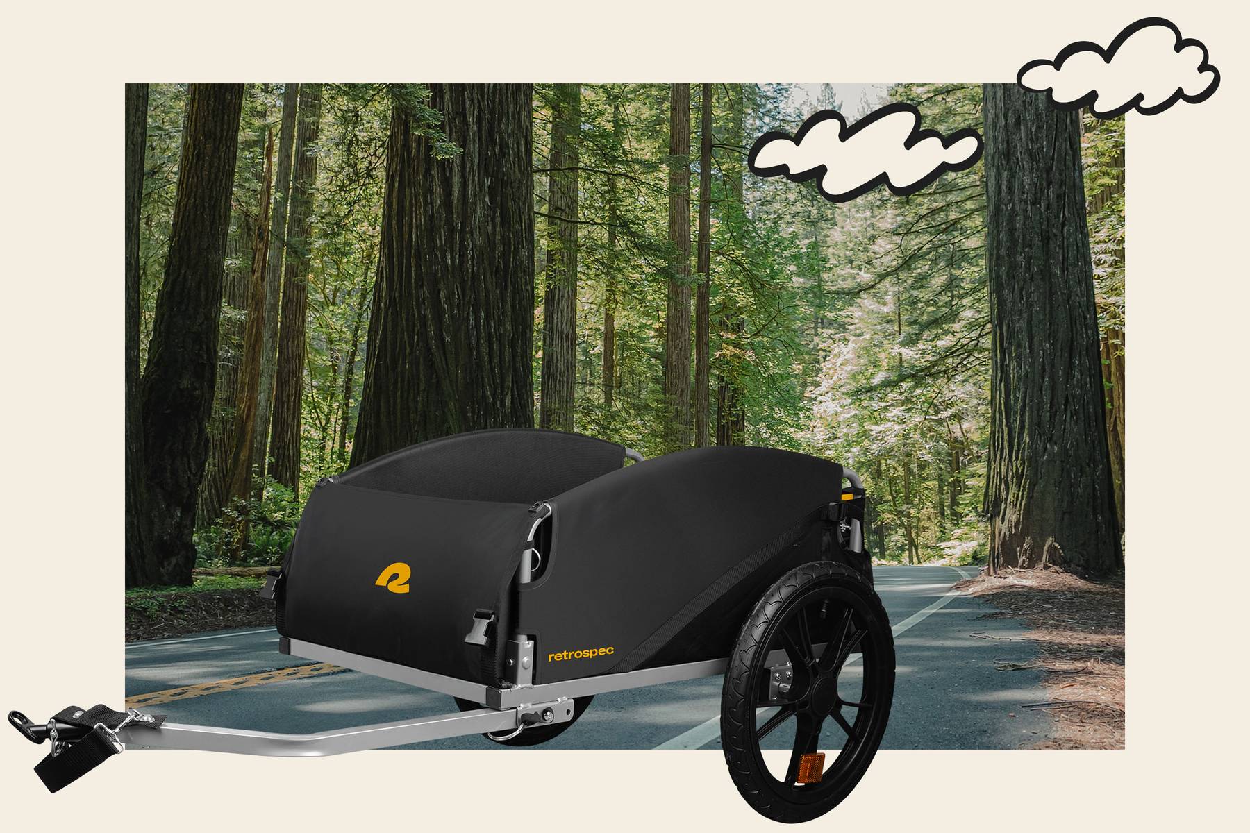 Rover Hauler Cargo Bike Trailer | Retrospec
