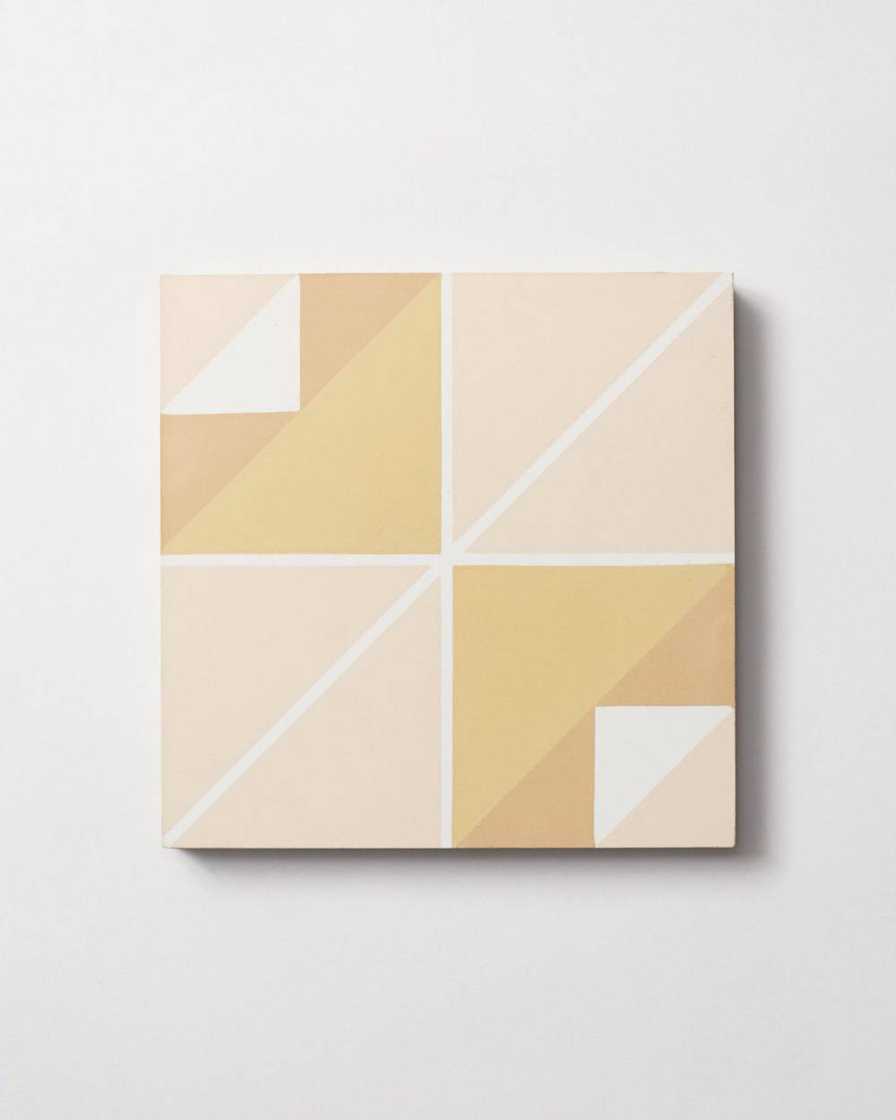 clé tile | cement | gachot studios | pattern one | shell white