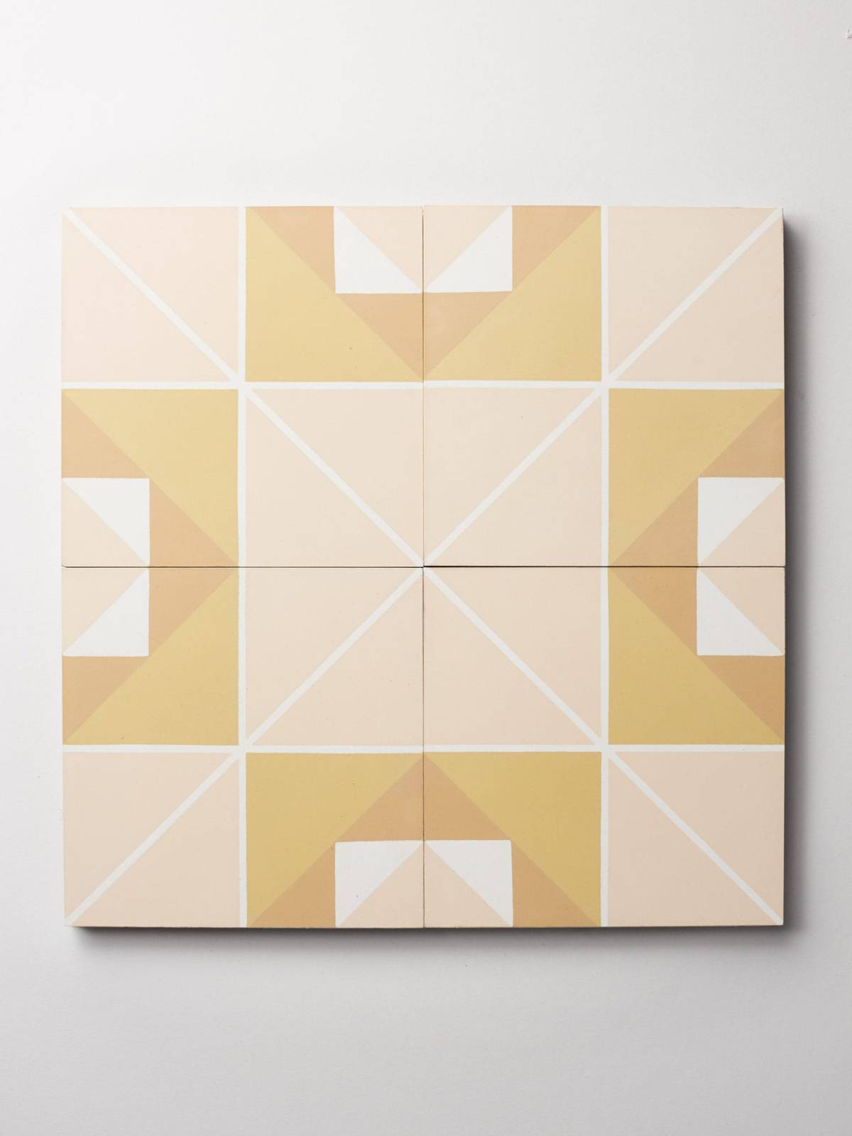 clé tile | cement | gachot studios | pattern one | shell white