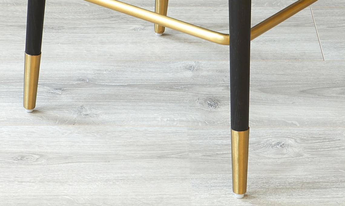 Clover Dark Grey Velvet Bar Stool | Mid-century Bar Stools – Danetti