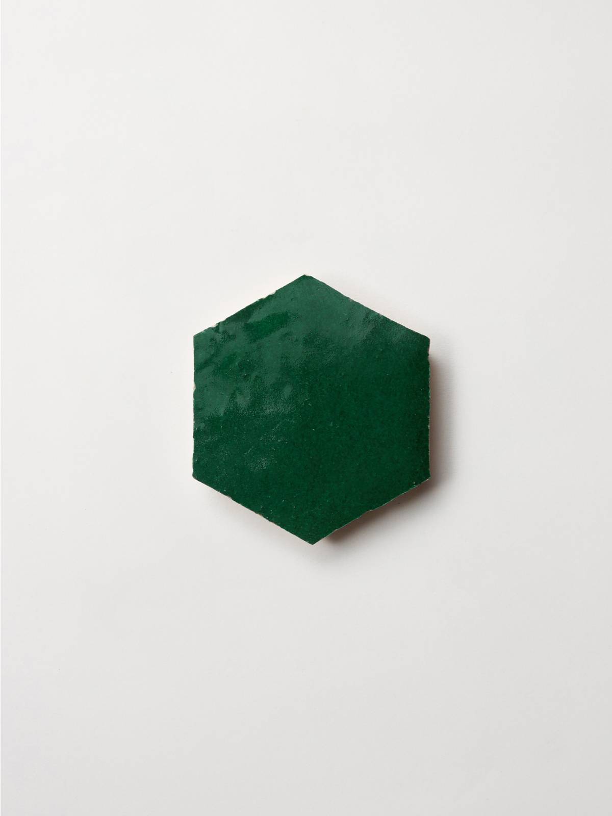 zellige tile | green | secret lagoon hexagon | clé – clé tile