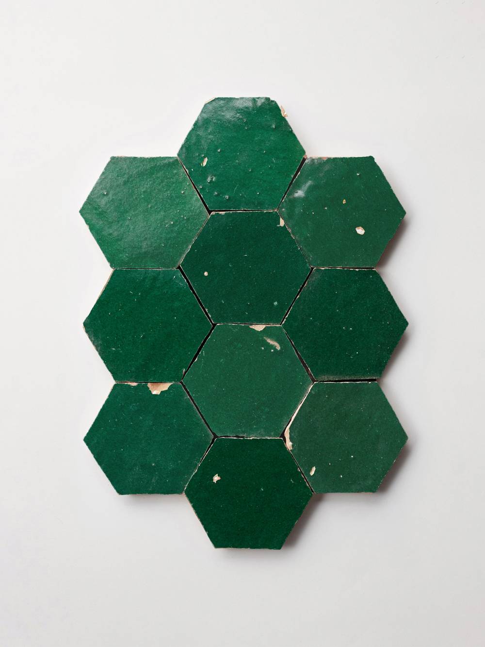 zellige tile | green | secret lagoon hexagon | clé – clé tile