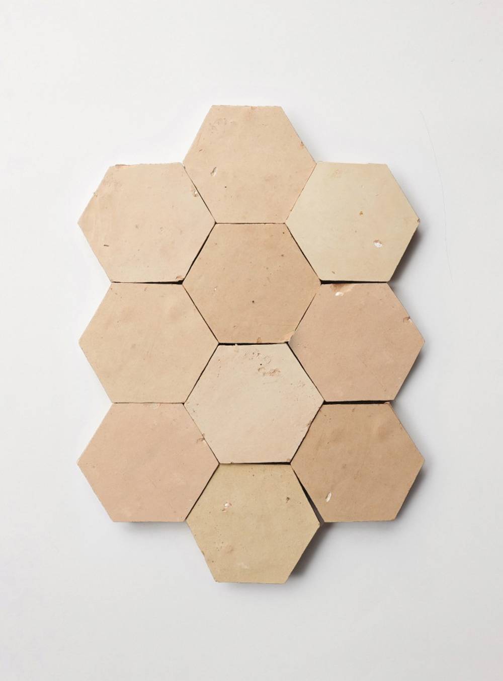 zellige tile | moroccan | unglazed natural hexagon | clé – clé tile