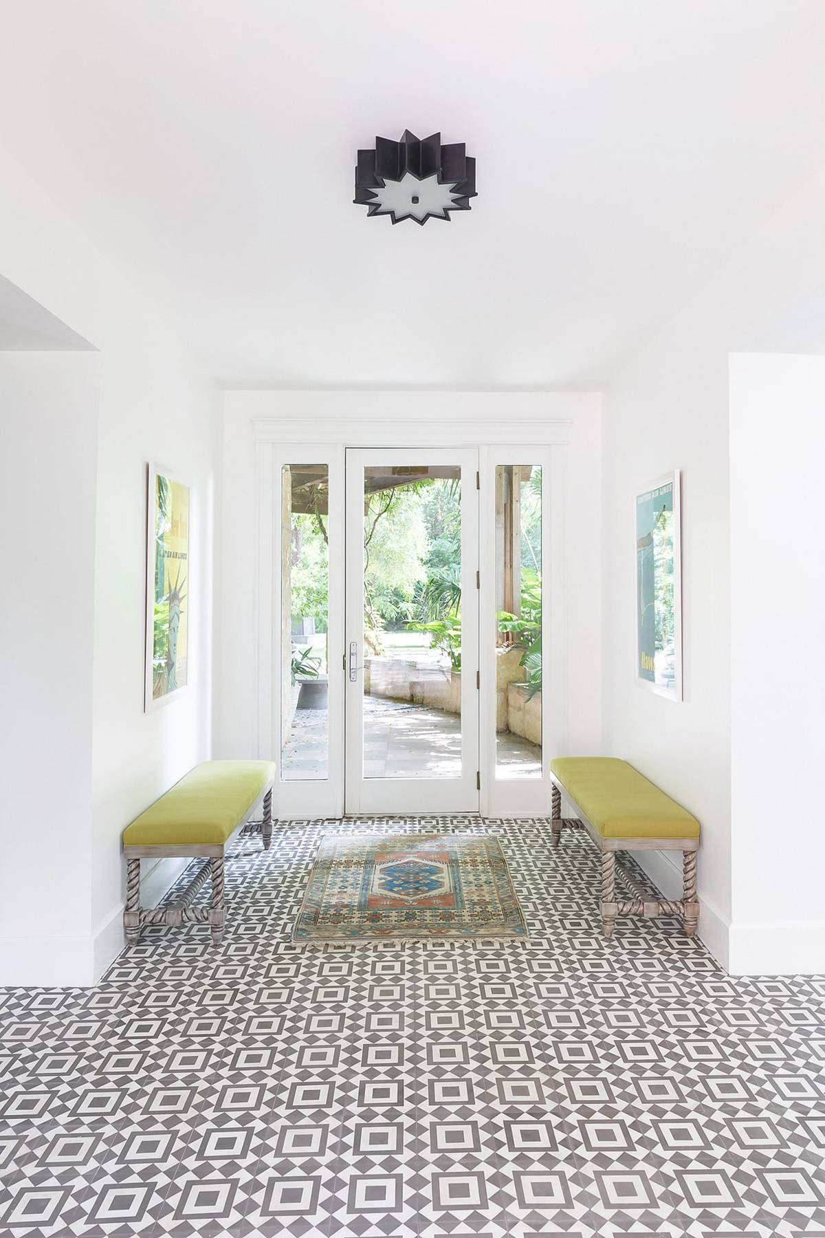 clé tile | concrete cement | los feliz | classic metal square