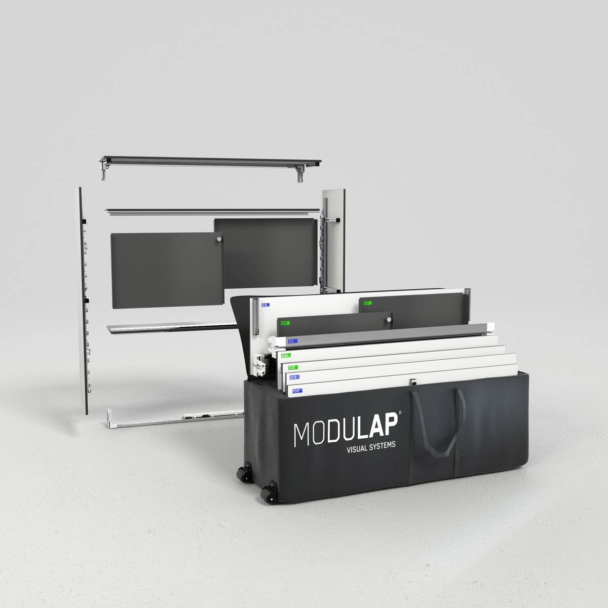 Mobiler abschließbarer Counter – MODULAP Systems