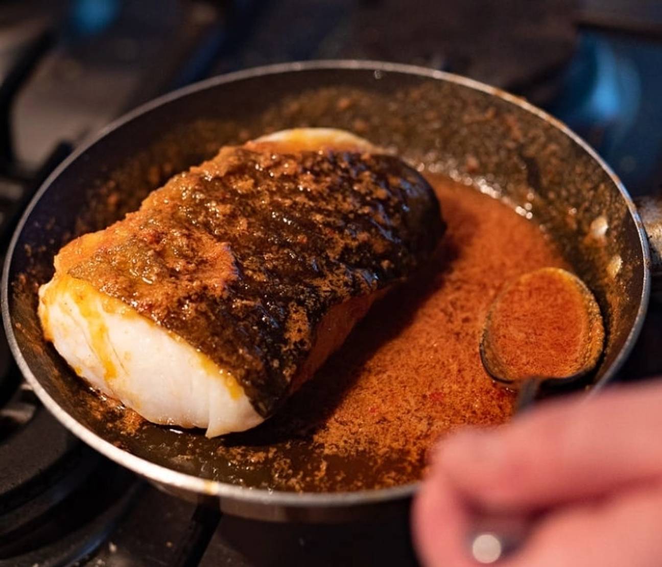 Nduja butter and fish