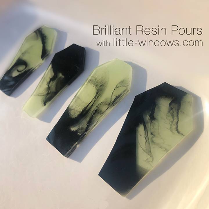 More Glow In The Dark Resin Jewelry - Pour & Glow Technique – Little ...