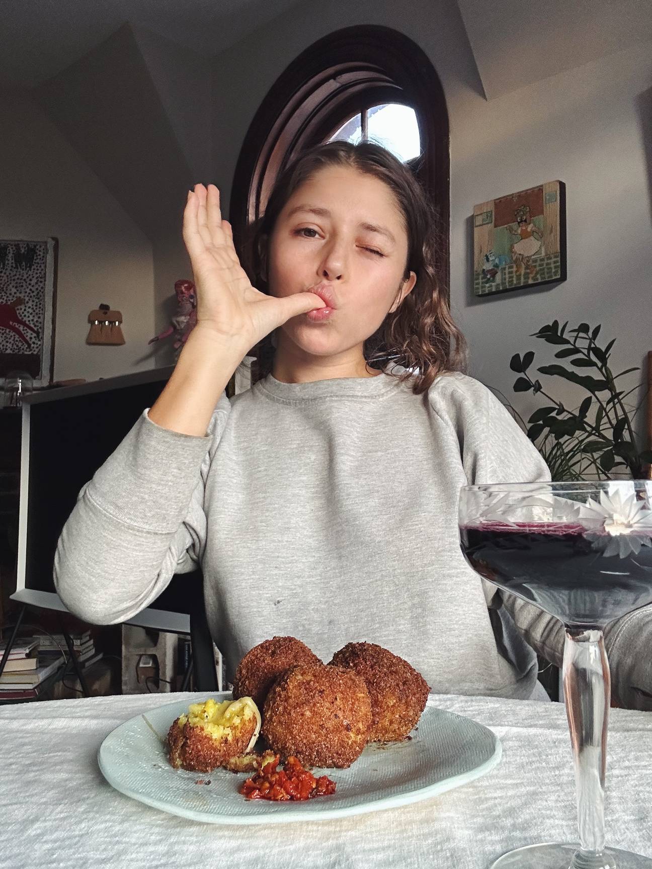 Classic Italian Party Recipe: Winter Squash Arancini & Avaline Lambrusco
