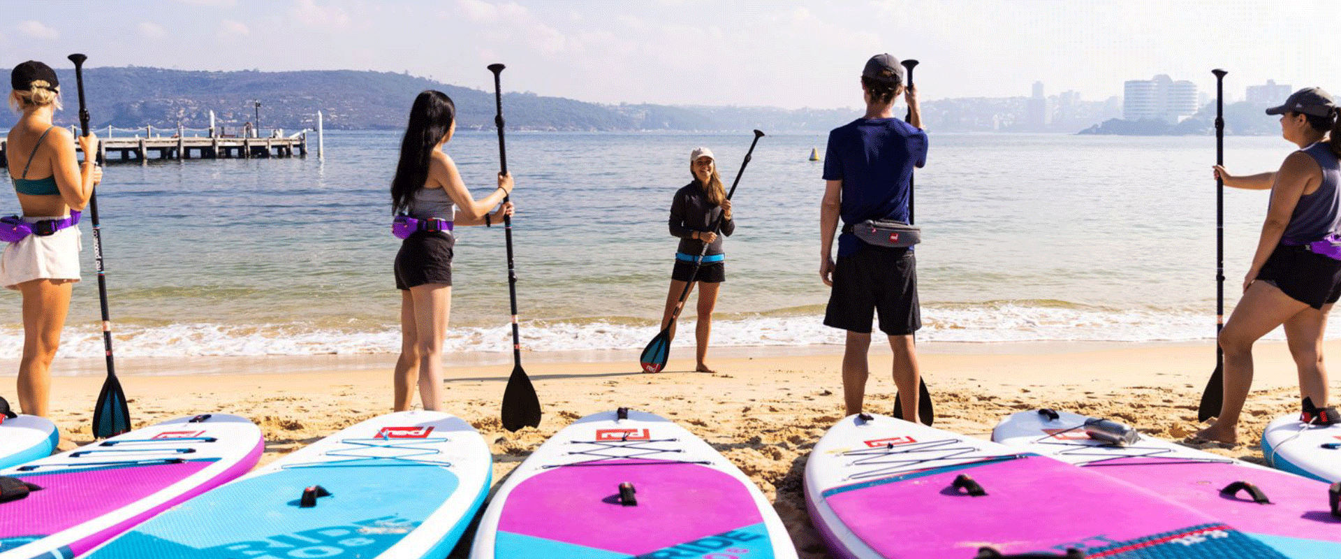 Early Morning Paddle Boarding in Sydney at Q Station