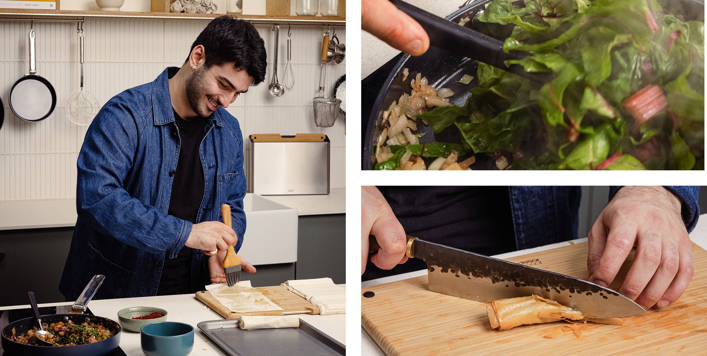 Sertaç Dirik’s Sigara Börek With Anchovy & Chard Recipe | Joseph Joseph UK