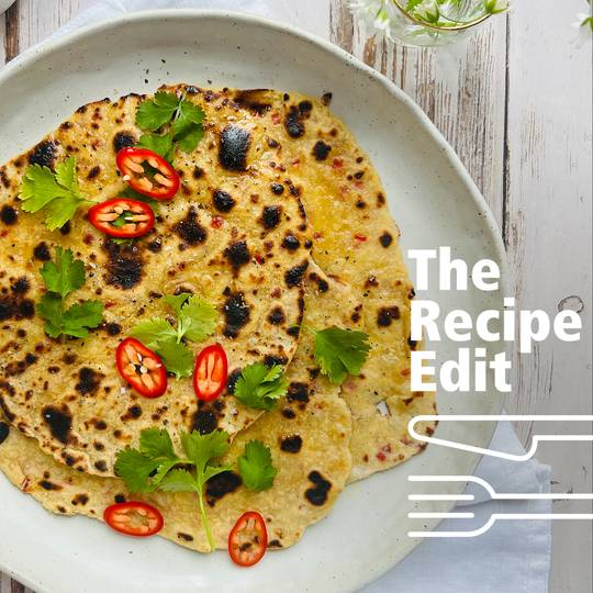 Garlic, Chilli and Honey Yoghurt Flatbreads | Joseph Joseph UK