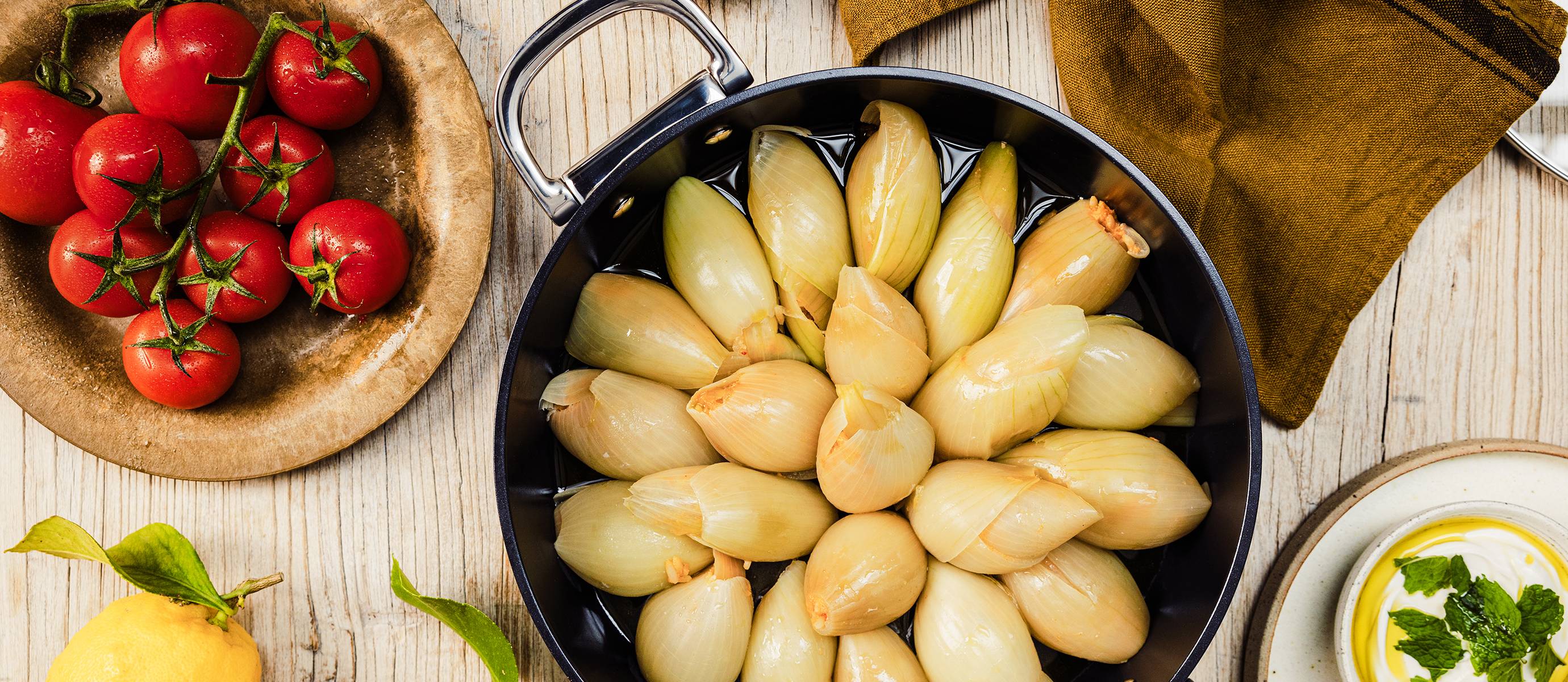 Sertaç Dirik’s Onion Dolma Filled With Brown Crab & Rice Recipe ...