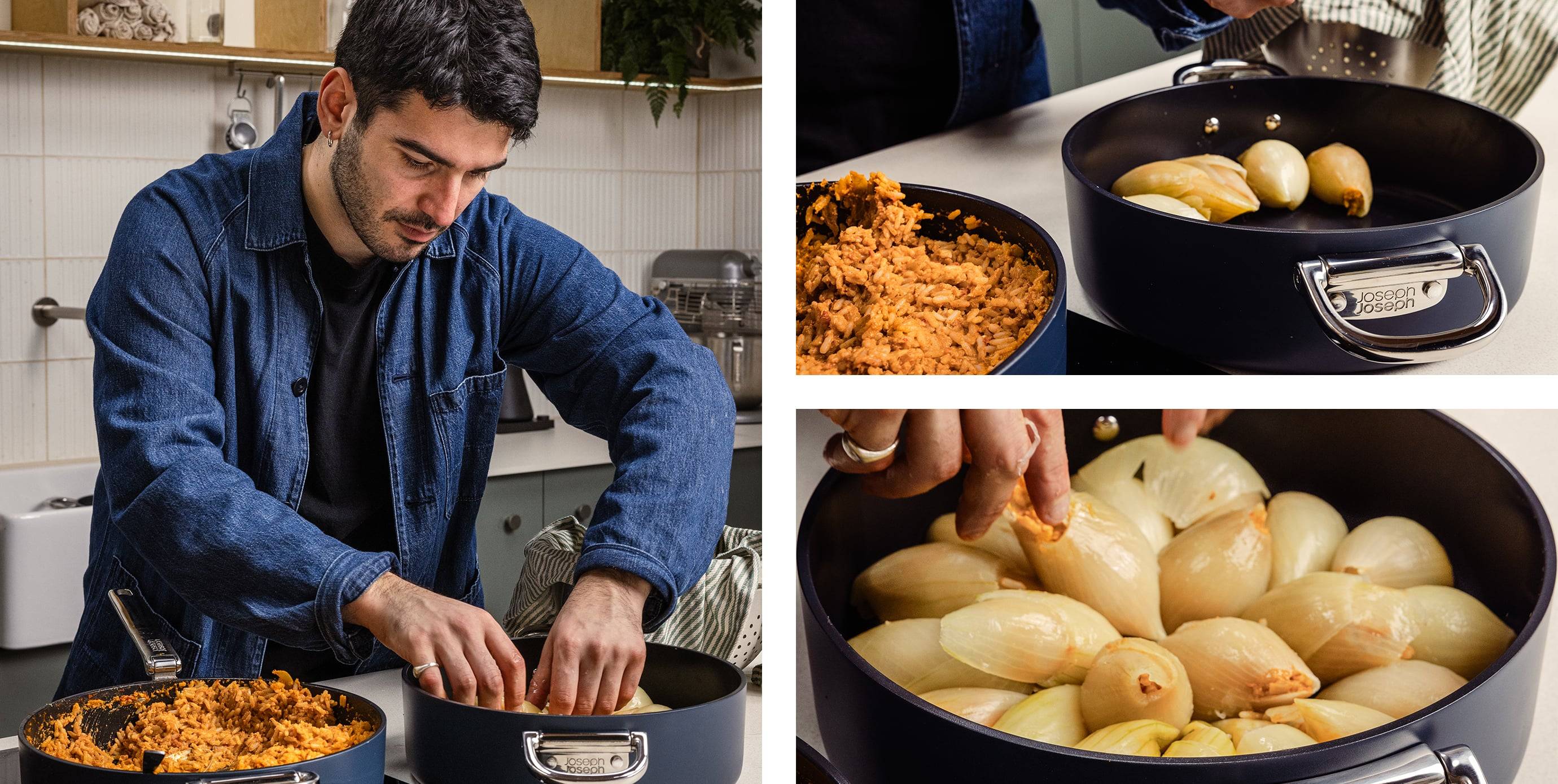 Sertaç Dirik’s Onion Dolma Filled With Brown Crab & Rice Recipe ...