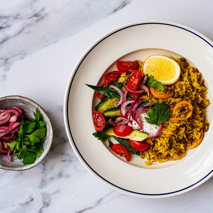 Rachel Ama’s Golden Turmeric Rice | Joseph Joseph UK