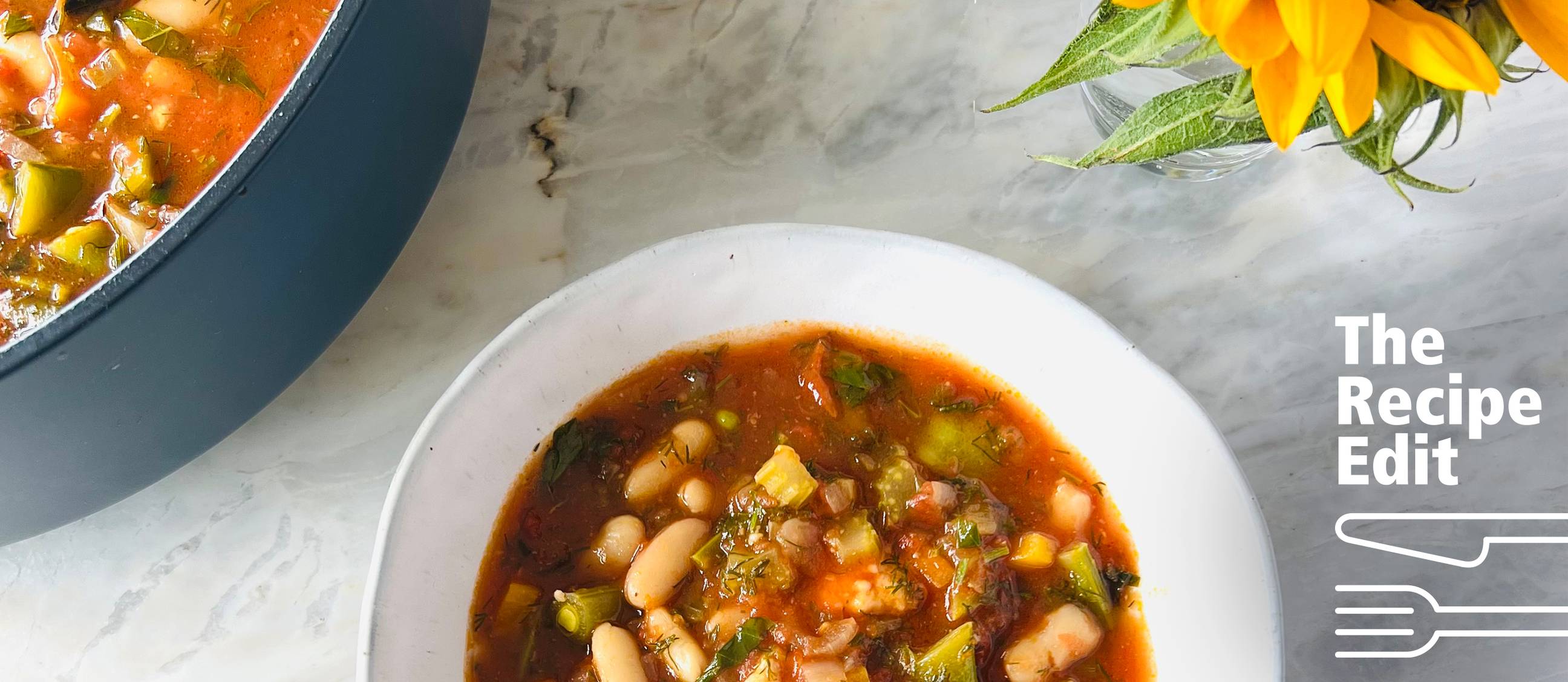 White Bean & Herb Minestrone | Joseph Joseph UK
