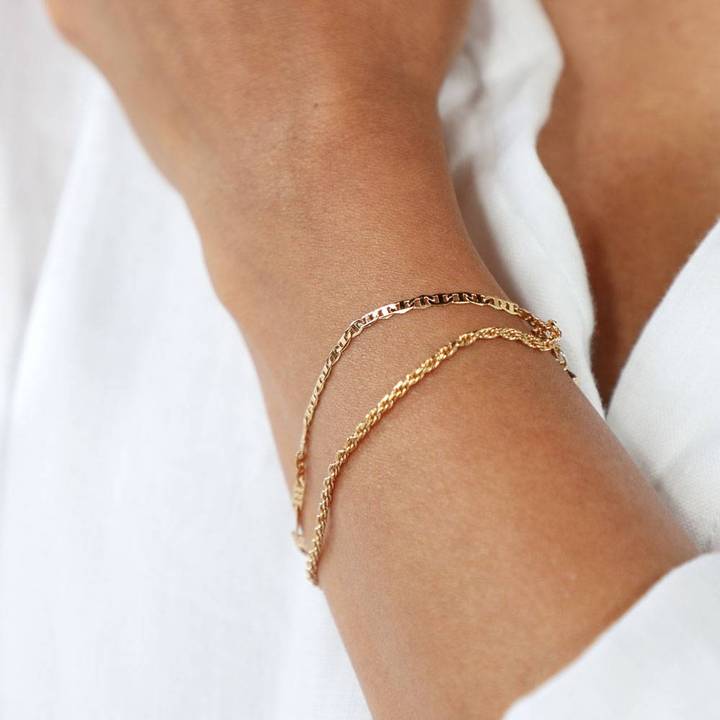 How To Bracelet Stack | Styling Chain & Cuff Bracelets | Astrid & Miyu