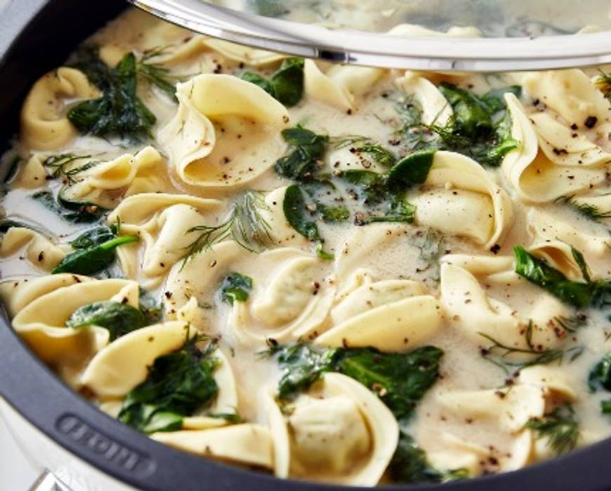 Lemon Tortellini With Spinach And Dill © Greenpan Official Store