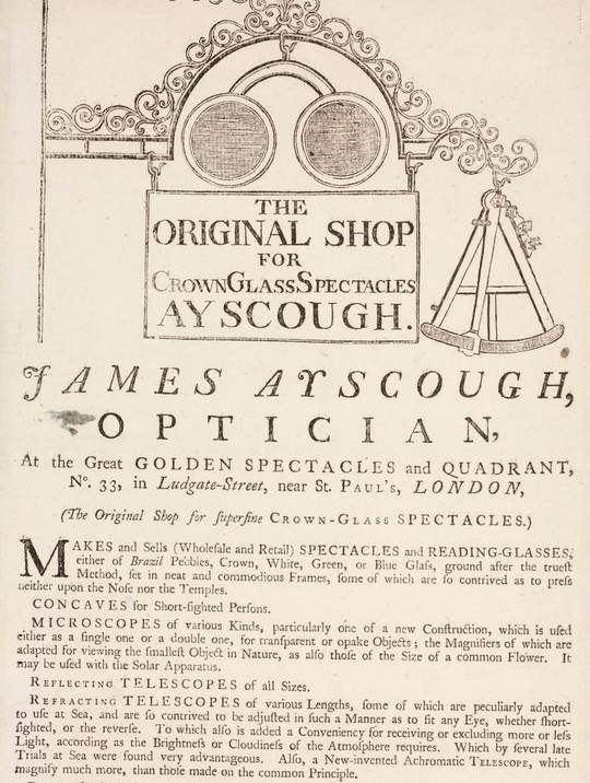 London and a history of spectacle making – Cubitts
