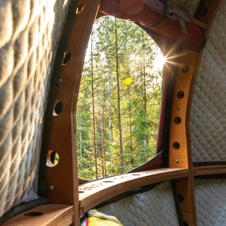 The Tree Tent | The Suspended Treehouse Camping Pod | Tree Tents USA