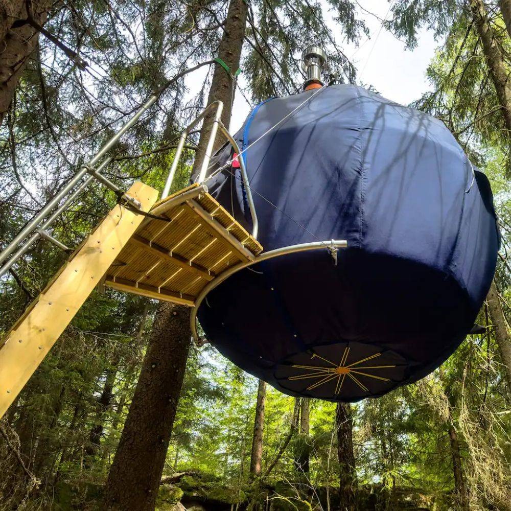 The Tree Tent | The Suspended Treehouse Camping Pod | Tree Tents USA
