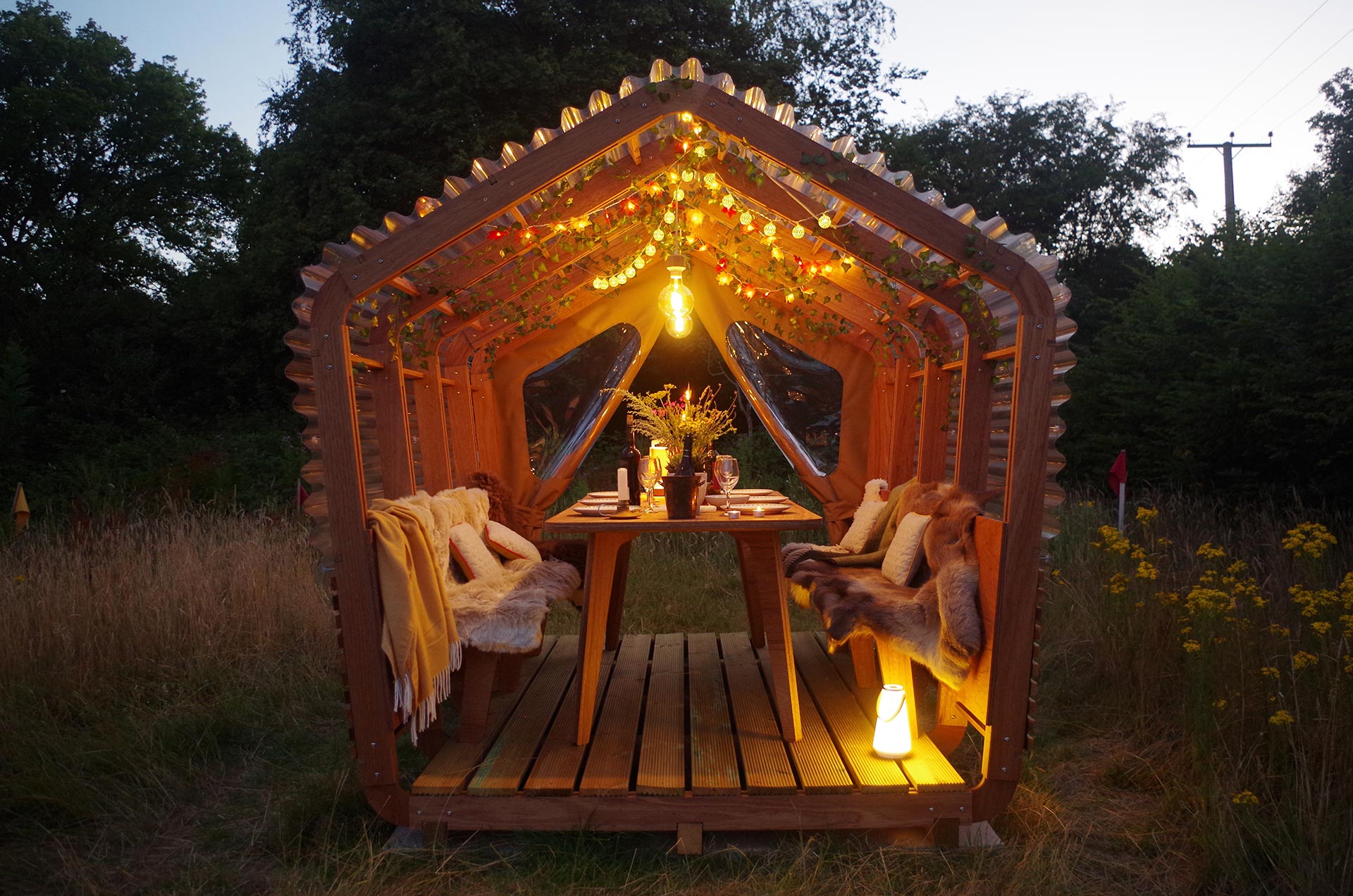 The Okra Dining Pod | Outdoor Dining Pods for Campgrounds and ...