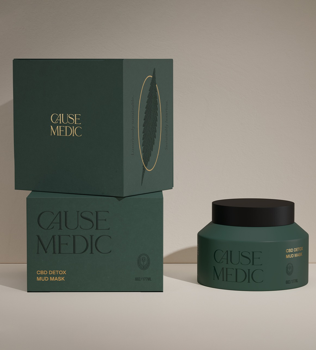 CBD Detox Mud Mask (6 oz) – CauseMedic