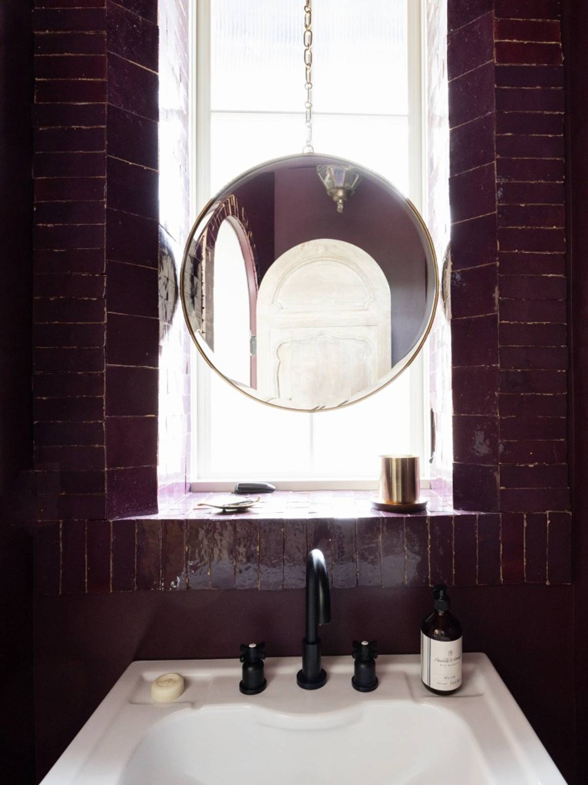 zellige tile | midnight port purple subway bejmat | clé – clé tile