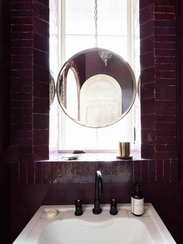 zellige tile | midnight port purple subway bejmat | clé – clé tile