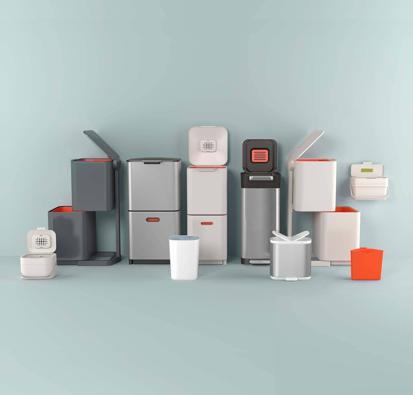 Totem Max 60L Waste & Recycling Bin | Joseph Joseph UK