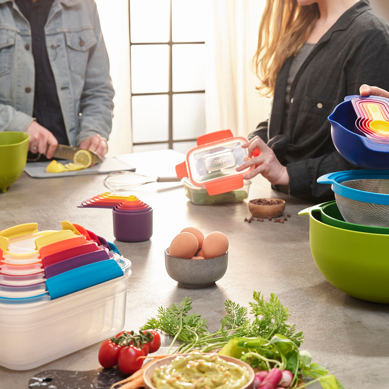 Nest™ 9 Plus Bowl Set - Multicolour | Joseph Joseph UK