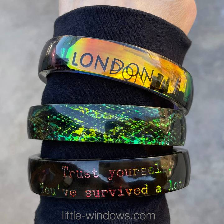 Resin DIY: Artistic Color Shifting Bangles, Best Silicone Molds ...