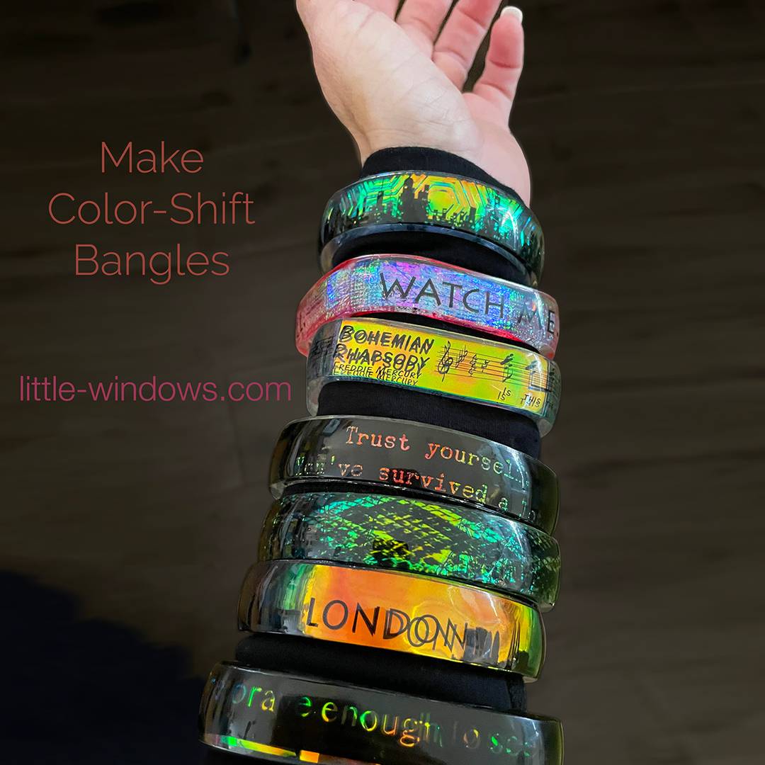Resin DIY: Artistic Color Shifting Bangles, Best Silicone Molds ...