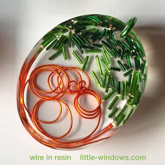 Embed Wire in Resin for Easy Colorful Jewelry – Little Windows ...