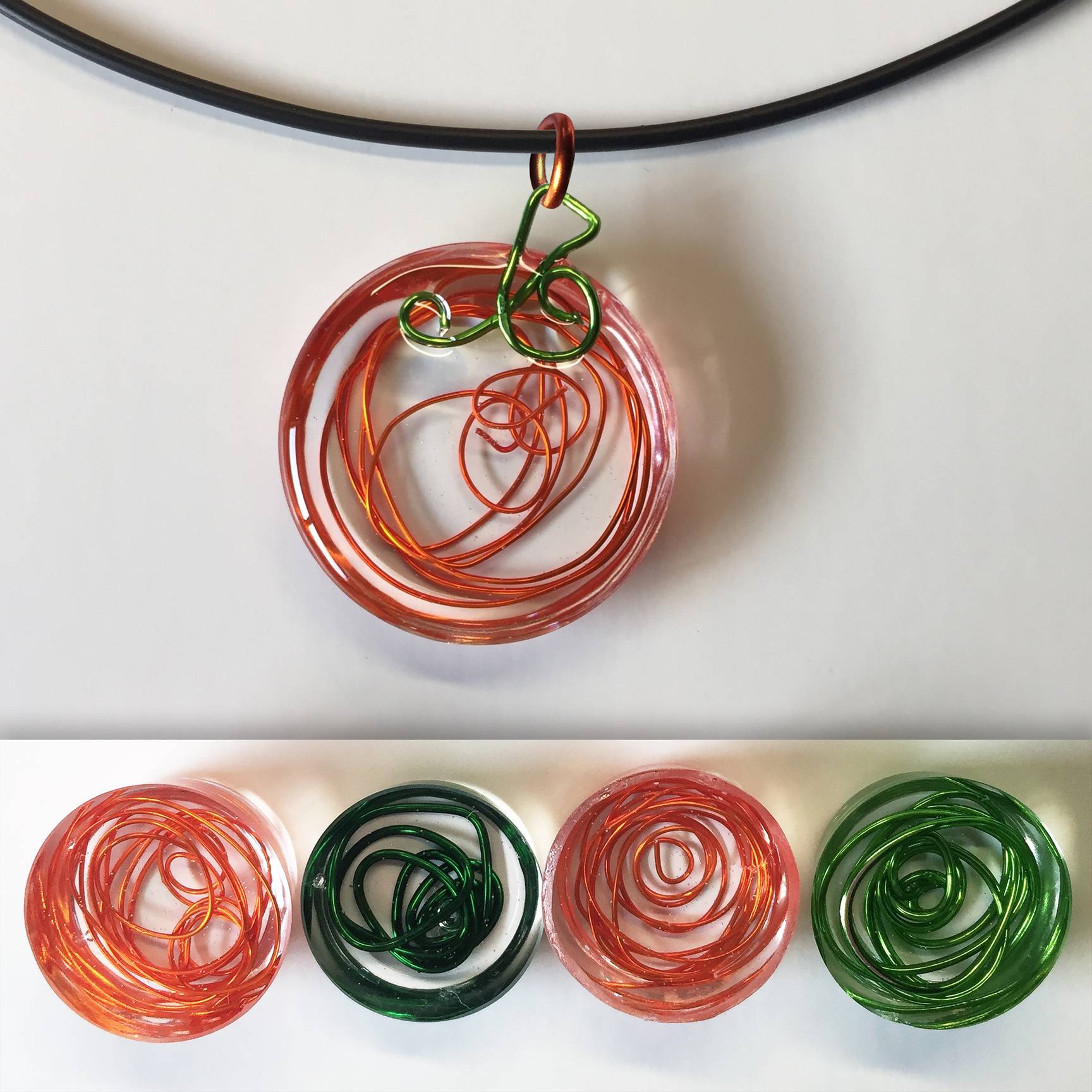 Embed Wire in Resin for Easy Colorful Jewelry – Little Windows ...