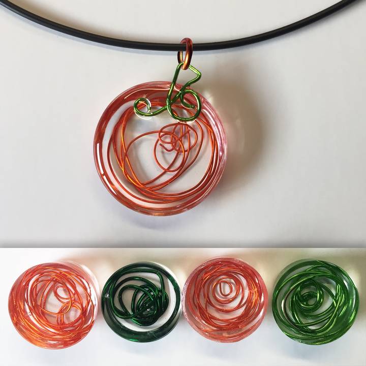 Embed Wire in Resin for Easy Colorful Jewelry – Little Windows ...