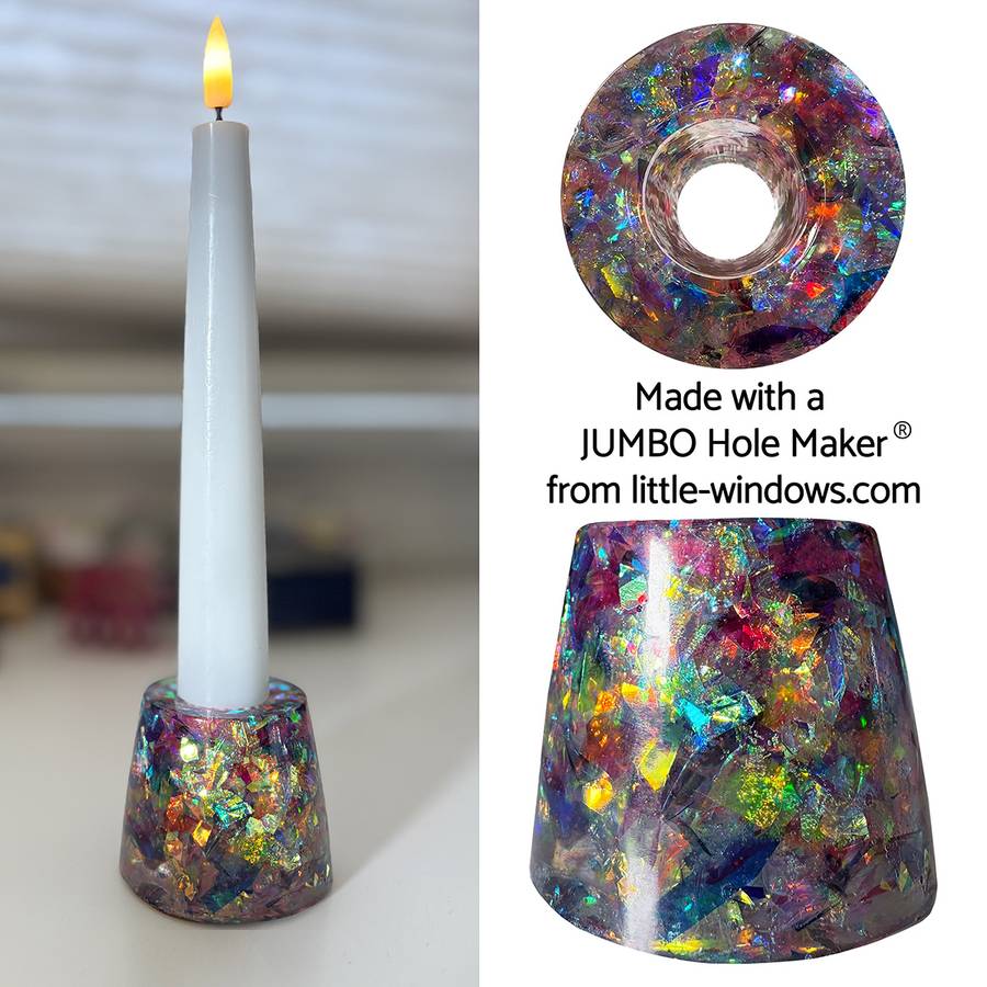 JUMBO Hole Makers for resin, clay, wax or soap - holes w/out drilling ...