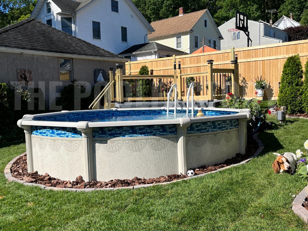 18'x52" Hampton Round Pool | Above Ground Pools – The Pool Factory