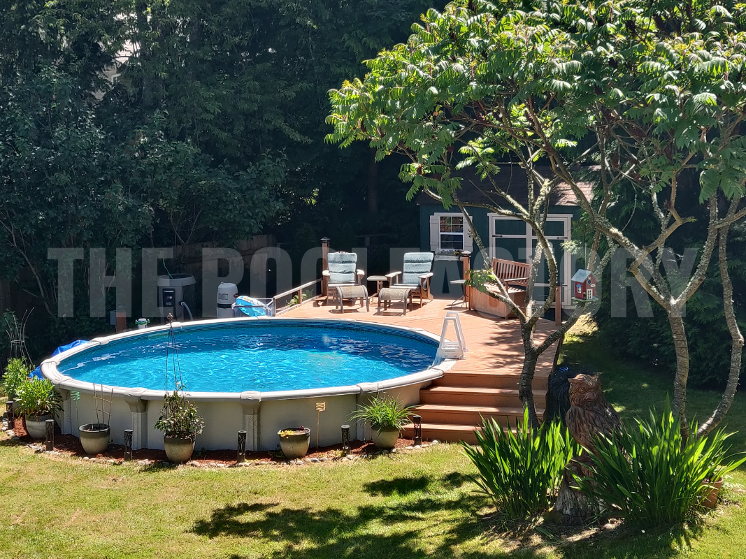 21'x54" Quest Round Pool | Above Ground Pools – The Pool Factory