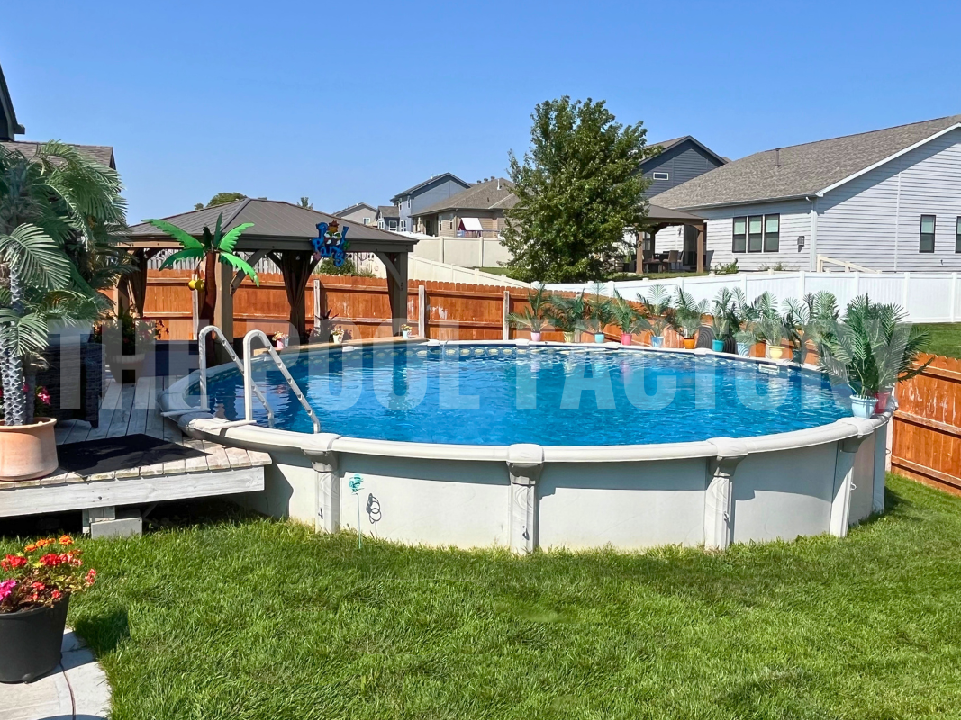 24'x54" Quest Round Pool | Above Ground Pools – The Pool Factory