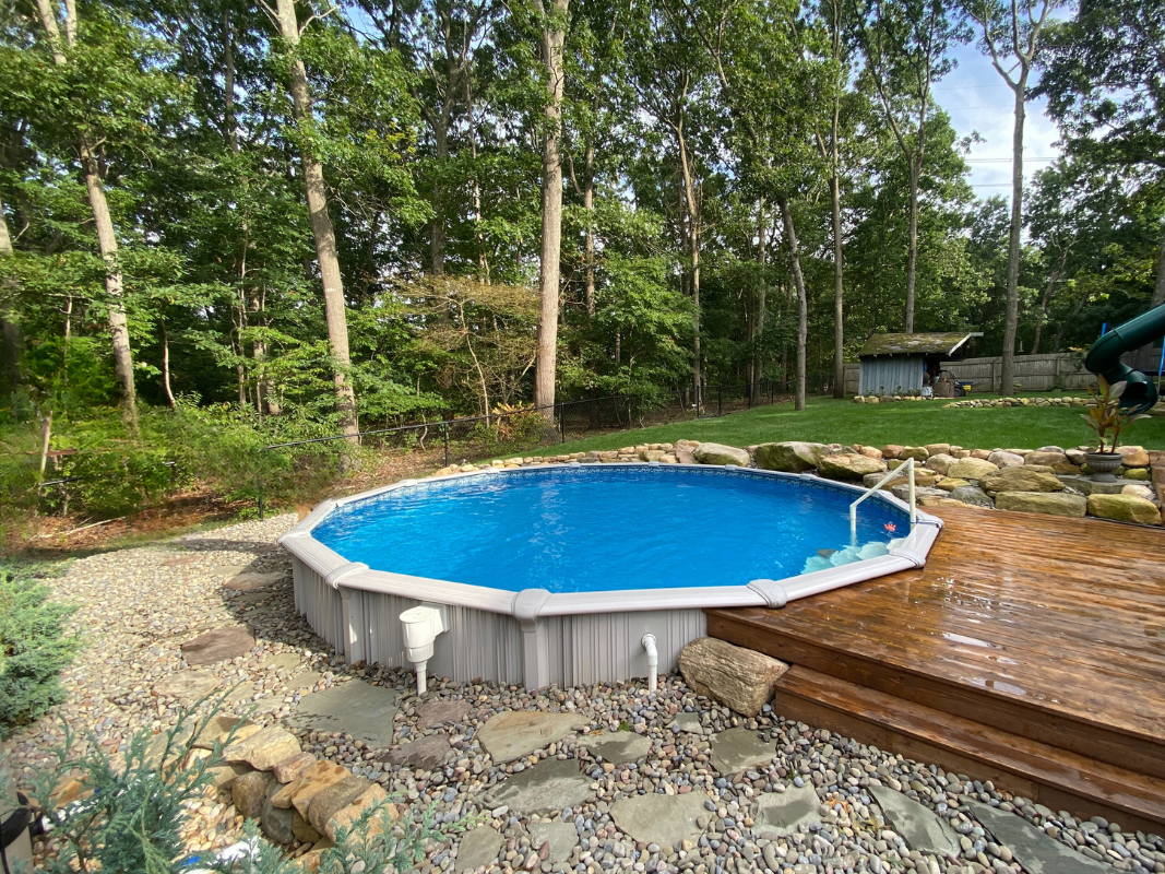 18'x54" Intrepid Round Pool | Above Ground Pools – The Pool Factory