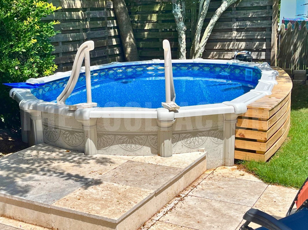 12'x18'x52" Hampton Oval Pool | Above Ground Pools – The Pool Factory