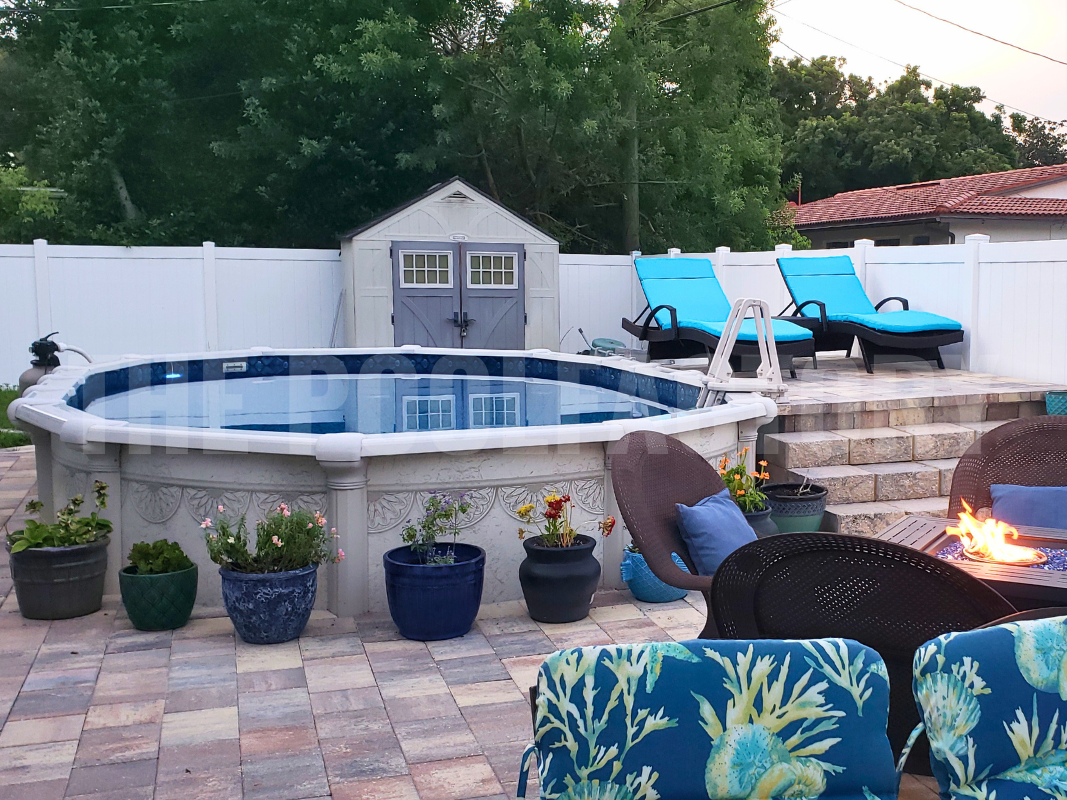 12'x18'x52" Hampton Oval Pool | Above Ground Pools – The Pool Factory