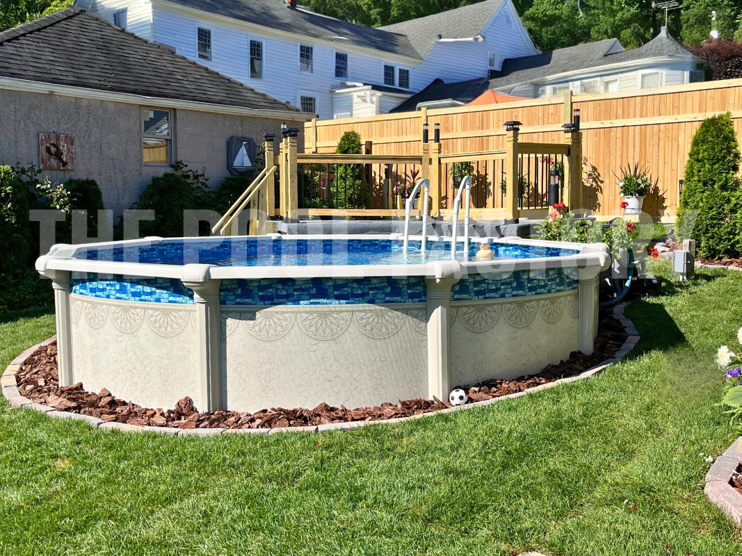 12'x24'x52" Hampton Oval Pool | Above Ground Pools – The Pool Factory