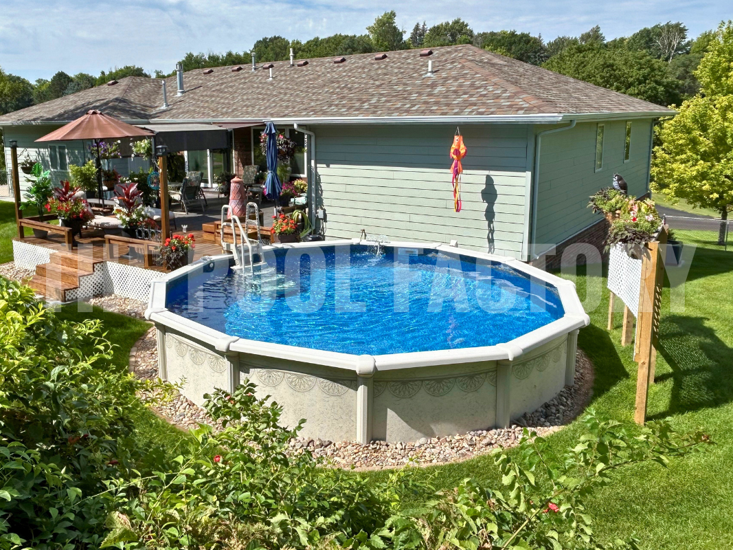 14'x20'x52" Hampton Oval Pool | Above Ground Pools – The Pool Factory
