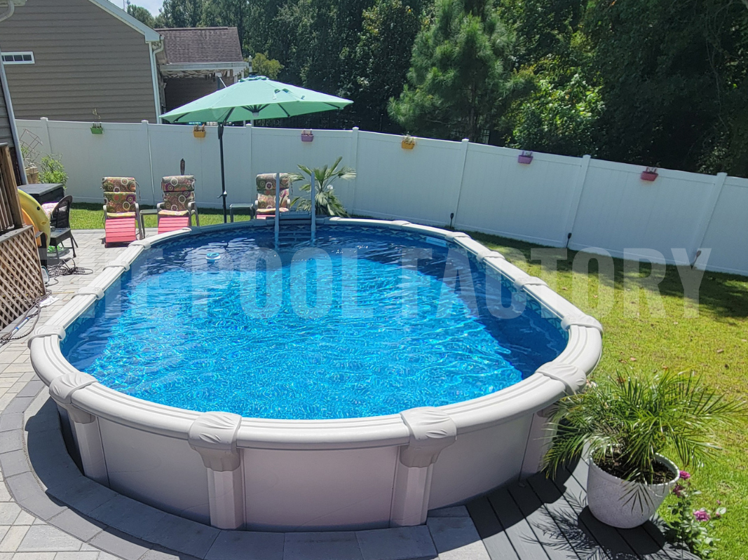 12'x20'x54" Quest Oval Pool | Above Ground Pools – The Pool Factory