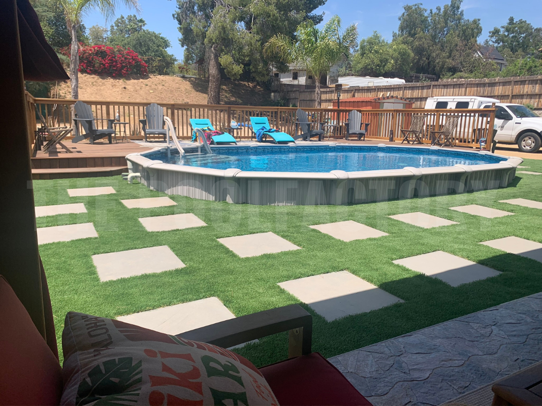 15'x24'x54" Intrepid Oval Pool | Above Ground Pools – The Pool Factory