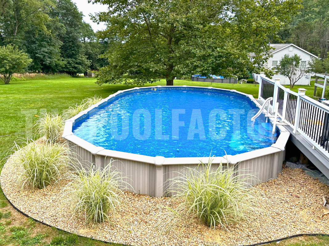 18'x33'x54" Intrepid Oval Pool | Above Ground Pools – The Pool Factory