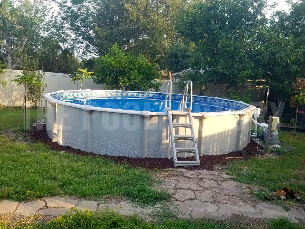 30'x52" Saltwater 5000 Round Above Ground Pool – The Pool Factory