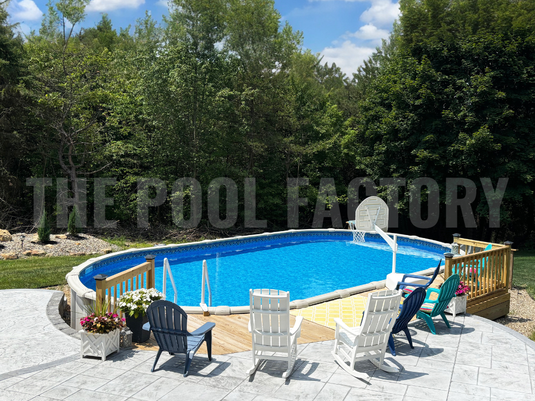 21'x43'x54" Quest Oval Pool | Above Ground Pools – The Pool Factory
