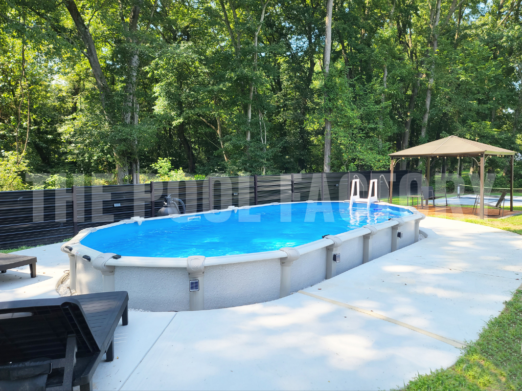 15'x24'x54" Signature RTL Oval Pool | Above Ground Pools – The Pool Factory